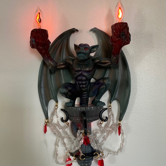 Halloween | Party Supplies | Halloween Scream Flickering Gargoyle Light ...